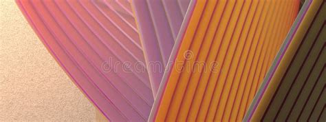 Elegant And Modern 3d Rendering Abstract Background With Bend And