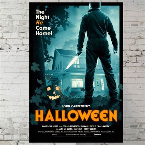 Wall Art John Carpenters Halloween 1978 Movie Poster