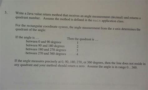 Solved 5 Write A Java Value Return Method That Receives An