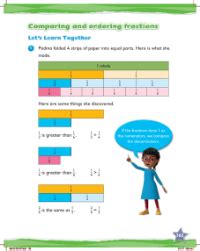 Max Maths Year 4 Learn Together Comparing And Ordering Fractions 5