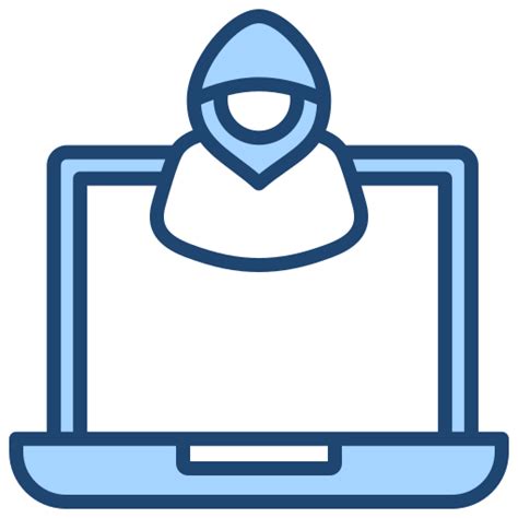 Hacker Generic Blue Icon