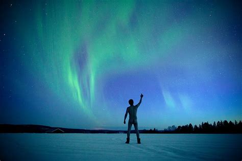 Naked Aurora Chasers Toasting The Northern Lights