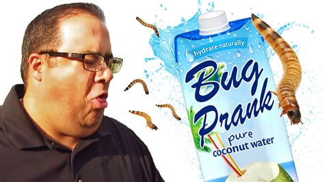 Edible Bug Pranks Are Hilarious Edible Bugs Pure Coconut Water Bugs