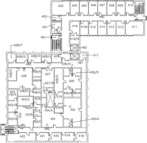 Mcmaster University Psychology Building Fourth Floor Map