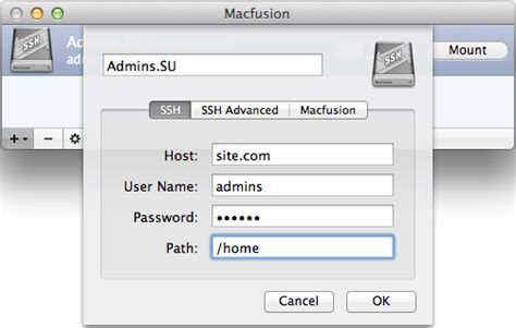 Используем Sshfs в Linux и Mac Os X Admins Su