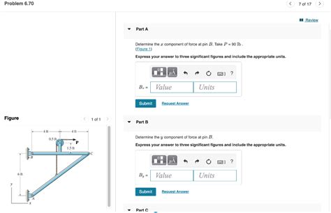 Solved Determine The X Component Of Force At Pin B Take Chegg Com