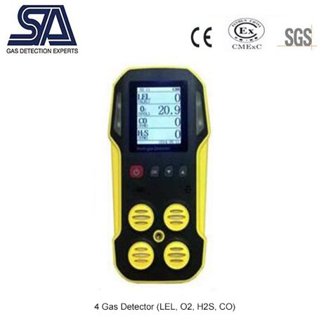 Manufacture Of 4 Gas Portable Multi Gas Detector Lel Co H2s O2 4 Gas Detector And Multi