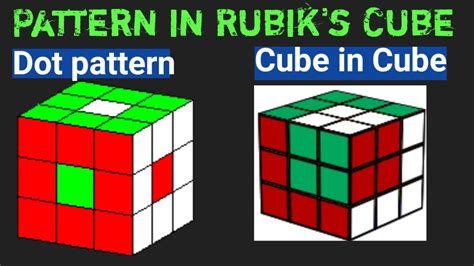 Rubiks Cube Patterns How To Make Different Patterns In Rubiks Cube Cube In Cube 3x3x3