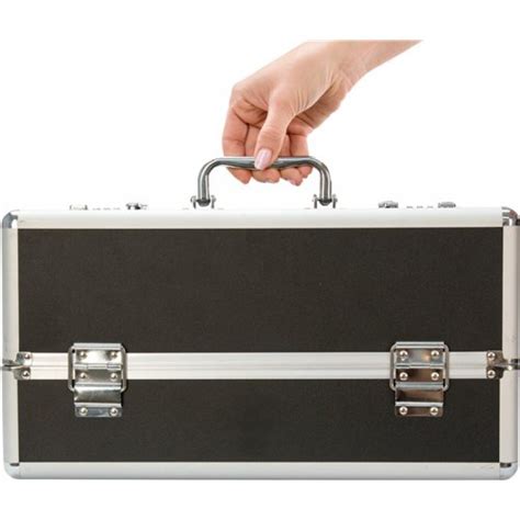 Large Lockable Black Sex Toy Storage Chest