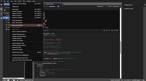 Jupyter Notebook如何显示行号？jupyter Notebook显示行号 Csdn博客