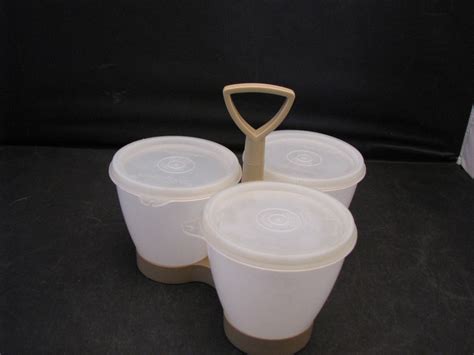 Vintage Tupperware Condiment Caddy Etsy