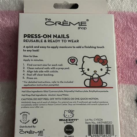 Hello Kitty Press On Nails 🎀 Brand New 🎀 No Depop