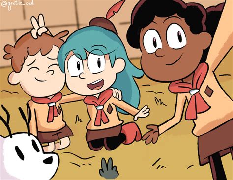 Hilda And Her Friends By Gentle Owl On Deviantart