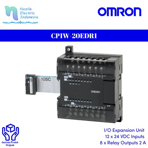 Jual Omron PLC CP1W 20EDR1 Expansion Module I O Unit CP1W20EDR1 20EDR Original Shopee Indonesia