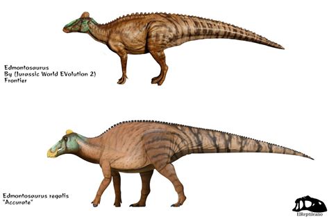 El Reptileano Open Commissions On Twitter Redesign Of Edmontosaurus Trying To Be More