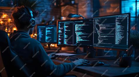 Collaboration In Software Development Team Of Developers Coding