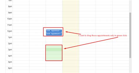 Javascript Allow Events To Be Dragged Only Onto Background Events