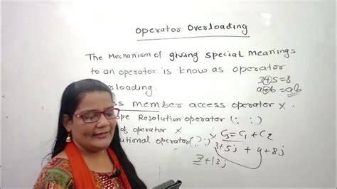 C Live Operator Overloading Zeenat Hasan Academy Youtube