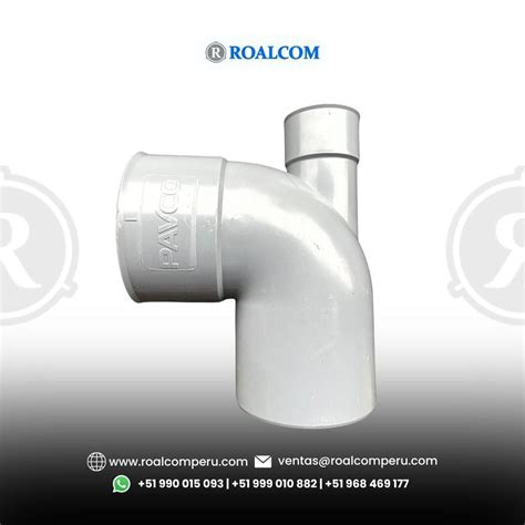Codo De 90 Con Reducción Pvc Desague Roalcom