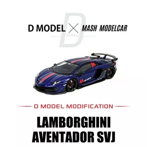 Mini Gt D ModÈle X Mash Modelcar Lamborghini Aventador Svj 99 PiÈces 1