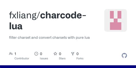 Github Fxliangcharcode Lua Filter Charset And Convert Charsets With