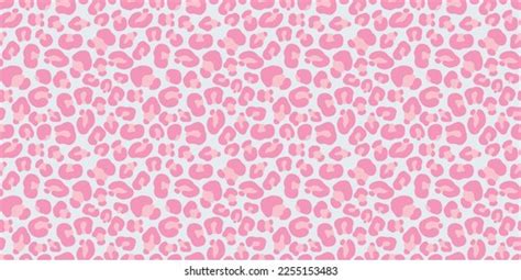 Pink Leopard Animal Print Seamless Pattern Stock Vector Royalty Free