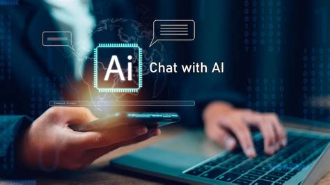 Premium Photo Man Using Hand Ai Artificial Intelligence To Generate Content Text To Image