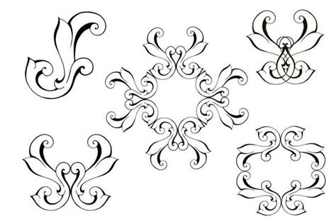 Scroll Pattern Vector Art Icons And Graphics For Free Download