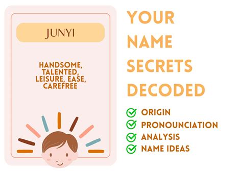 Junyi Boy Name Meaning And Pronunciation