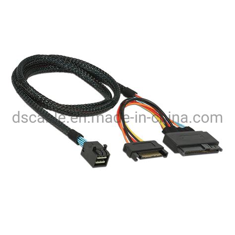 U 2 Sff 8639 Nvme Pcie To Mini Sas Sff 8643 Ssd Adapter Cable For 2 5 Nvme Ssd China Sas