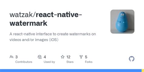 Github Watzakreact Native Watermark A React Native Interface To