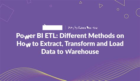 Etl In Power Bi Using Dataflow Power Query And Etl Tool