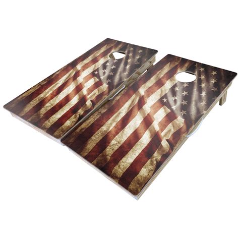 Rustic Theme Cornhole Boards — Game Room Shop
