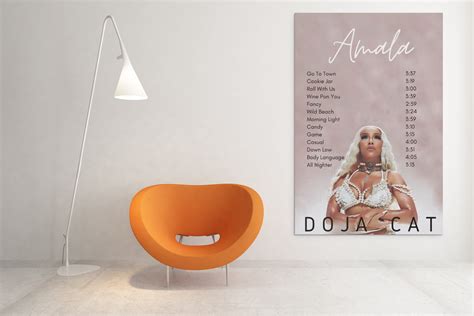 Doja Cat Album Poster Amala Album Poster Sold By Beige Burmese Sku 88142888 60 Off Printerval