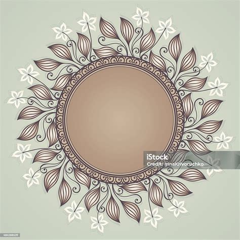 벡터 채색기법 플로럴 배경 수작업 애니메이션 가을에 대한 스톡 벡터 아트 및 기타 이미지 가을 고풍스런 꽃 나무 Istock