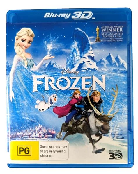 Frozen 3d Blu Ray Region Free A B C Au Seller Disney Disc Mint 17