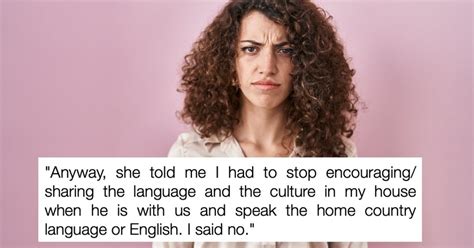 Stepmom Teaches Stepson Native Language Against Bio Mom S Wishes He S My Son Too Aita