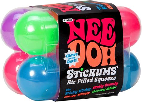 Schylling Needoh Stickums Sensory Squeeze Toy Sticky