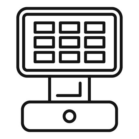 premium vector pos terminal processing a credit card payment in a store
