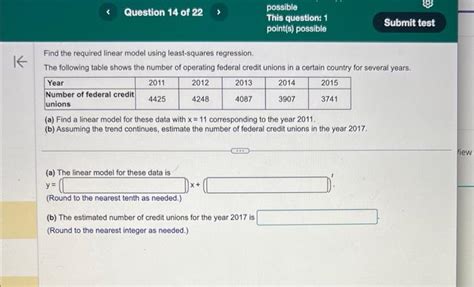 Solved Find The Required Linear Model Using Least Squares