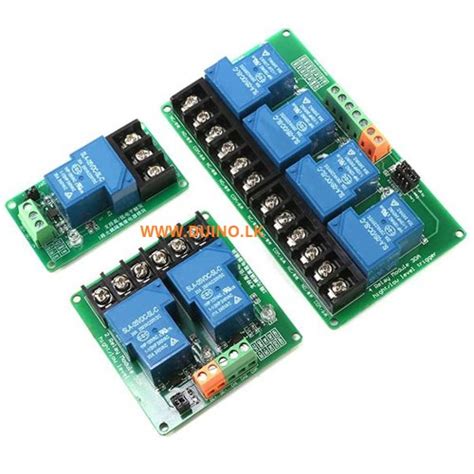V A Channel Relay Module With Optocoupler Isolation Supports High Low Triger Duinolk