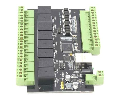 8 채널 산업용 이더넷 ip 네트워크 릴레이 모듈 원격 컨트롤러 장치 이더넷에서 rs485 이중 안정 릴레이 modbus tcp