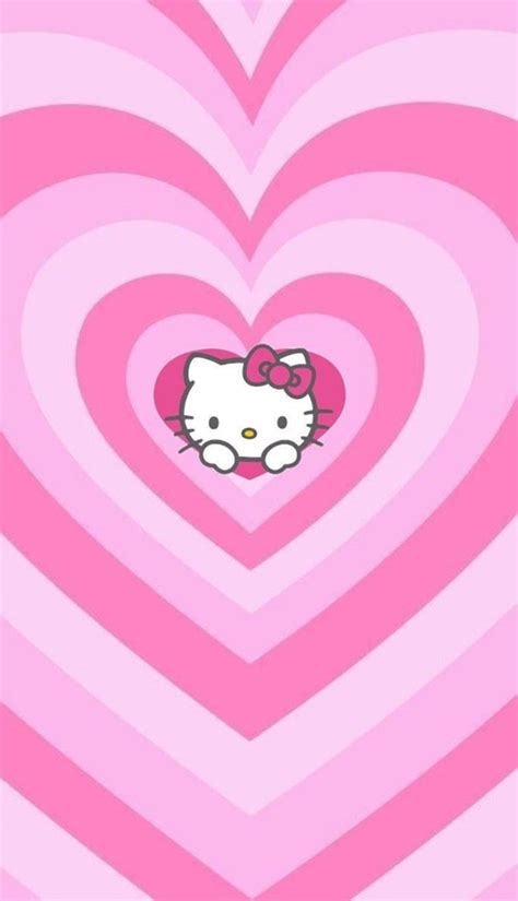 20 Cute Hello Kitty Wallpaper Ideas Aesthetic Heart Background Idea