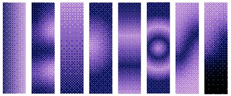 Pixelated Bitmap Gradient Texture Dark Background 42384798 Vector Art