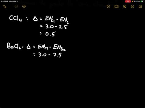 Solved Order The Following Compounds According To The Increasing Ionic Character Of Their Bonds