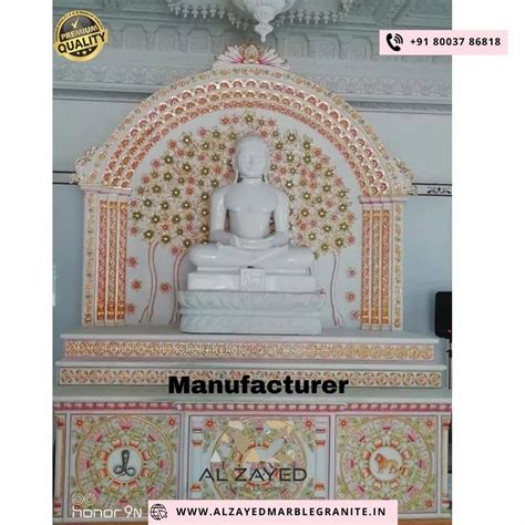 marble jain mandir bedi design carving pattern modern at rs 5200 in
