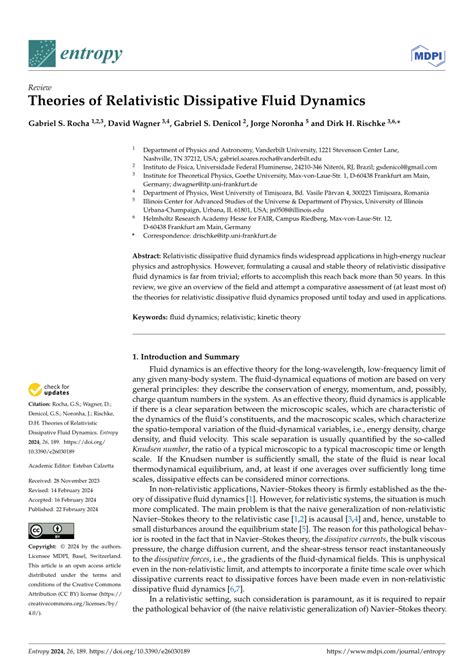 Pdf Theories Of Relativistic Dissipative Fluid Dynamics