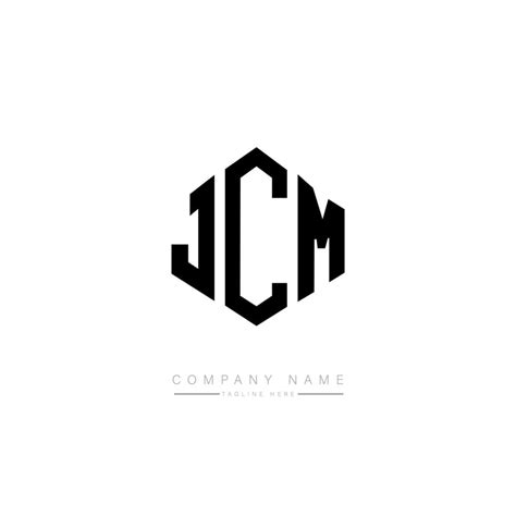 Jcm Letter Logo Design With Polygon Shape Jcm Polygon And Cube Shape
