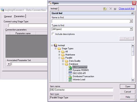 Sql Replication Lesson 23 Creating A Data Connection From Datastage