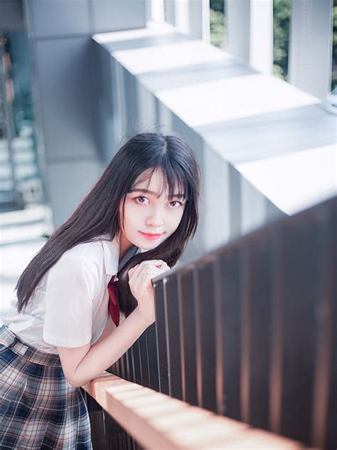 jk少女 下课后一起去图书馆看书吧 腾讯新闻